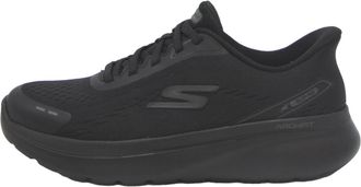 Skechers Damen Go Walk Arch Fit N-Joy Emory Sneaker, Schwarz, 39.5 EU, Schwarz, 39.5 EU