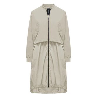 Bomboogie Femme, Manteaux, Beige, Taille: 44 FR Parka bi-mati&egrave;re