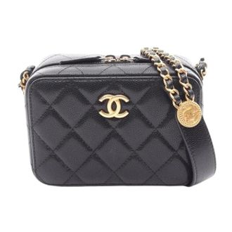 Chanel Sac bandouli&egrave;re vintage Pre-owned - Femme - Pre-owned - Noir - Taille: ONE Size