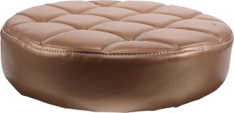 Cabilock Gatuida Rundes Stuhlkissen mit Schaumstofff&uuml;llung und Strapazierf&auml;higem Kunstlederbezug Ersatzsitz f&uuml;r Barhocker und Drehbare St&uuml;hle Geeignet f&uuml;r Bar 