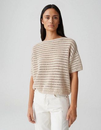 OPUS Strickpullover Pinse breath