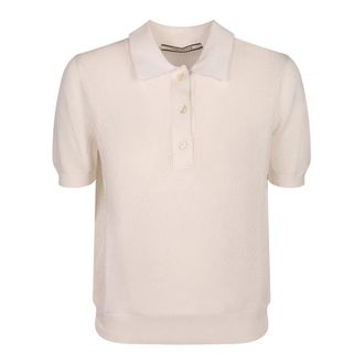 C.P. Company C.p. Company, Femme, Tops, Blanc, Taille: 42 FR Fabrizia Polo