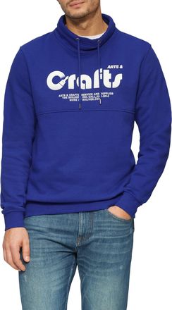 s.Oliver Sweatshirt mit Stehkragen und Frontprint