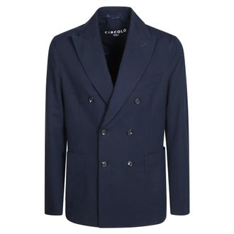 Circolo 1901 Giacca DP Felpa - - Jackets - Herren - Blau - M