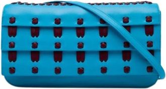 Bottega Veneta Sac bandouli&egrave;re Pre-owned - Femme - Pre-owned - Bleu - Taille: ONE Size