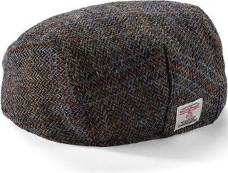Lands End Harris Tweed Schiebermütze, Damen, Größe:null regular, Braun, Wolle, by Lands End