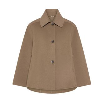 Seventy Einknopfmantel - - Coats - Damen - Beige - 5XL