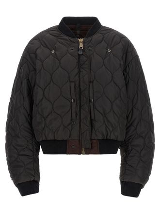 Maison Margiela Reversible Polyamide Bomber Jacket - Brown