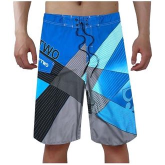 Generic Maillot de bain pour homme Loisirs et Fitness Sport Plus Taille Cinq Surf S&eacute;chage Rapide Short de Plage Shorts, gris, XXL