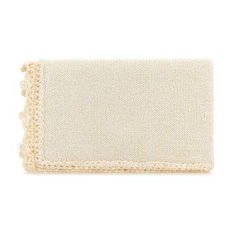 J.W.Anderson Geh&auml;kelte elfenbeinfarbene Clutch Handtasche - - Bags - Damen - Beige - ONE SIZE