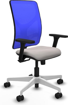 Piqueras y Crespo B&uuml;rostuhl, 8 Stunden, mit 3D-Armlehnen, h&ouml;henverstellbare Lendenwirbelst&uuml;tze, ausgestattet mit 3 Positionen und Schneideschaum, mit 65 mm Nylon-Rollen