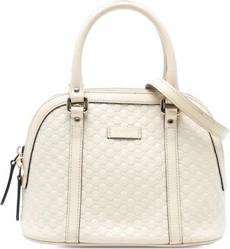 Gucci Hobo Bags - Mini Microguccissima Dome Satchel - Gr. unisize - in Weiß - für Damen