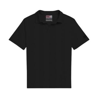 MC2 Saint Barth Herren Polo Shirt aus Technischem Stoff Halbarm - - Tops - Herren - Schwarzk - XL