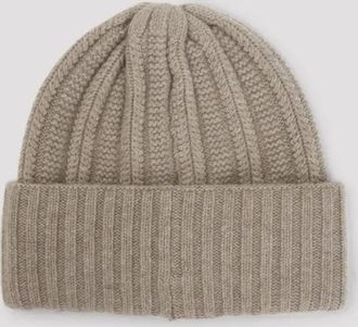 Max Mara Caps & Mützen - Macbeth Beige Cashmere Beanie - Gr. ONE SIZE - in Beige - für Damen