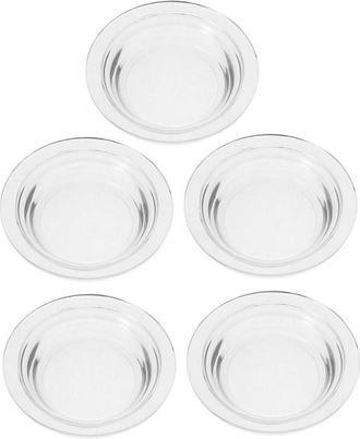 Valiclud 5 St&uuml;ck Transparentes Glas Wax Melt Warmer Aroma Schale Schnelles Erhitzen Passend Einfache Reinigung Duft&ouml;l Aromatherapie Zubeh&ouml;r f&uuml;r Zuhause