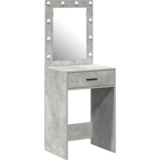 vidaXL Schminktisch Betongrau 50 x 41 x 135 cm Holzwerkstoff Vidaxl