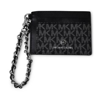 Michael Kors Canvas-Mix Kartenetui - - Accessories - Damen - Schwarzk - ONE SIZE