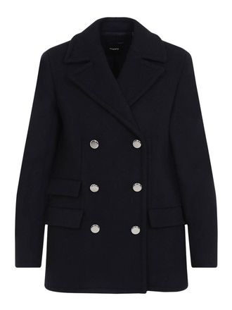 Theory Manteau Court - Bleu