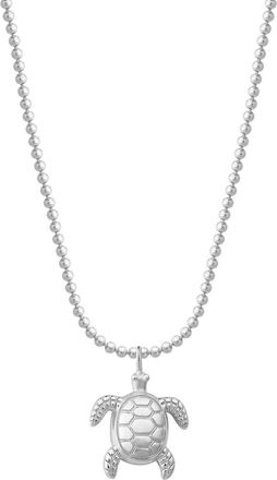 Glanzst&uuml;cke M&uuml;nchen Halskette - Sterling Silber Halskette Schildkr&ouml;te - Gr. unisize - in Silber - f&uuml;r Damen