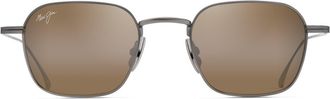 Maui Jim SUNGLASSES MJ0690S Mekala, Matte Dark Ruthenium, 48-21-145, Square