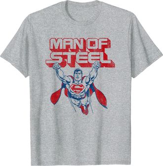 DC Comics Superman Steel Retro T Shirt T-Shirt