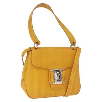 Ferragamo Sac bandouli&egrave;re Pre-owned - Femme - Pre-owned - Jaune - Taille: ONE Size