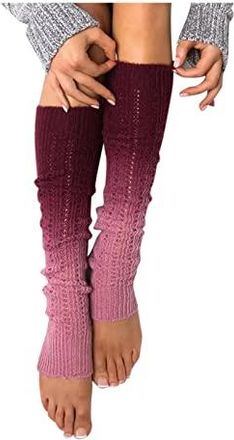 Generic Chaussettes Femme Chaussettes Chaudes Femme Chaussettes Thermiques Femme De Classique Hautes JusquAu Genou Tricot&eacute;es Id&eacute;ales Pour Filles Et Femmes En 