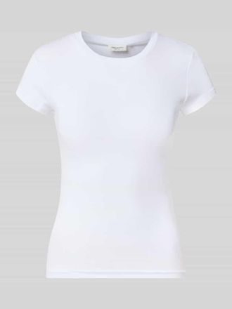 Gina Tricot Skinny Fit T-Shirt aus Baumwoll-Mix