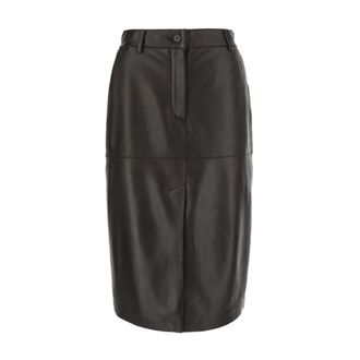 P.A.R.O.S.H. Tubino Midi - - Skirts - Damen - Braun - L
