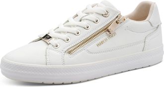 Marco Tozzi Marco Tozzi Damen Sneaker Schn&uuml;rung und Rei&szlig;verschluss Modern, wei&szlig; (White), 38 EU