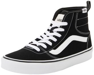 Vans Ashwood Hi Decon Damen-Sneaker, Schwarz/Wei&szlig;, Gr&ouml;&szlig;e 39, schwarz/wei&szlig;, 39 EU
