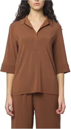 Max Mara Femme, Tops, Brun, Taille: 42 FR Bchcalata Blouse