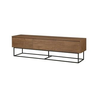 Dmora TV-Schrank EOS 180x40x50h cm Braun 3 Schubladen