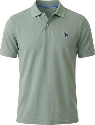 U.S.Polo Association King Polo - - Tops - Herren - Gr&uuml;n - L
