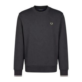 Fred Perry Felpa girocollo - - Sweatshirts & Hoodies - Herren - Schwarzk - XL