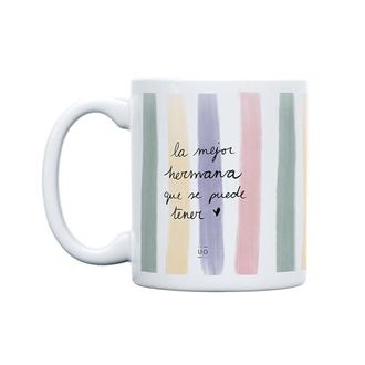 UO Tasse cadeau avec message La meilleure soeur que lon peut avoir, cadeau pour soeur, cadeau original de No&euml;l, cadeau ami invisible original, 350 ml, c&eacute;