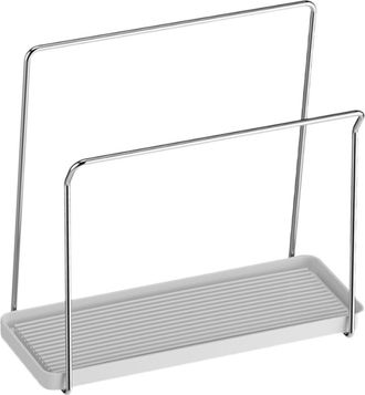 Valiclud Küchen Organizer Edelstahl Spülen Abtropfgestell mit Hängeregal für Schwämme und Spültücher Praktischer Abtropfhalter für Küchenschwämme Vielseitiger 