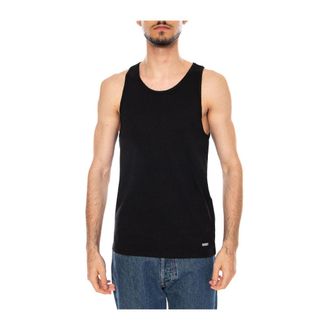 Obey Homme, Tops, Noir, Taille: M Standard Rib Tank 2-Pack