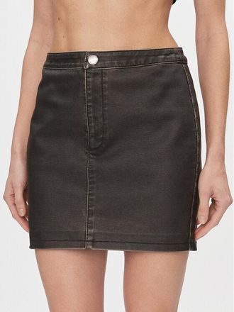 Noisy May Rock aus Kunstleder Saorise 27028696 Schwarz Regular Fit