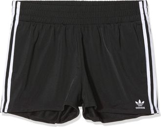 adidas Originals adidas Damen 3 Str Shorts, Black/White, 40 EU