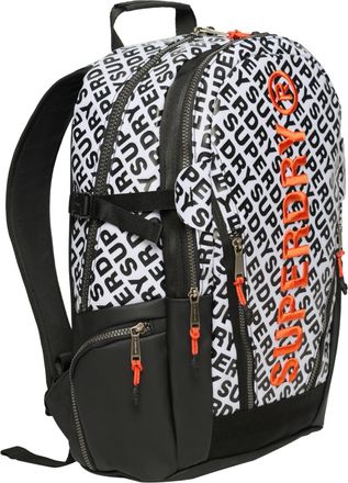 Superdry Damen Tarp AOP Rucksack Wei&szlig; Durchgehend Bedruckt 1SIZE