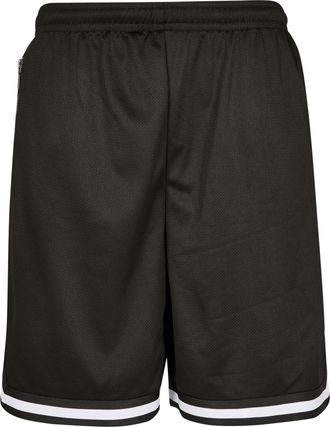 Urban Classics Herren Premium Stripes Mesh Shorts Shorts, per Pack Schwarz (Black 00007), W(Herstellergr&ouml;&szlig;e: M)