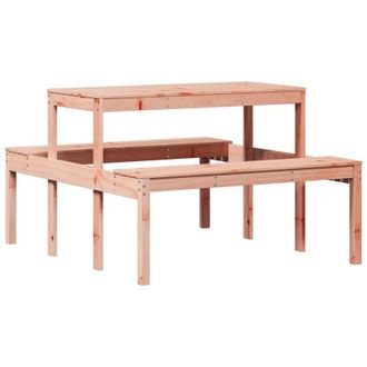 vidaXL Vidaxl - Picknicktisch 110x134x75 cm Massivholz Douglasie