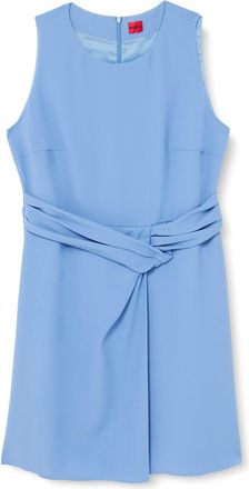 HUGO BOSS Damen Kamosa Dress, Medium Blue425, 46 EU