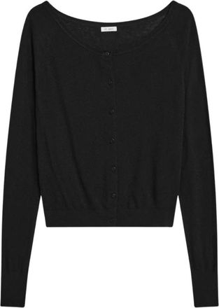 St.Agni Femme, Pulls, Noir, Taille: 40 FR Merino Wool Ballet Cardigan