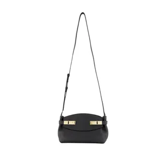 Ferragamo Femme, Sacs, Noir, Taille: ONE Size Sac bandouli&egrave;re Hug Soft Extra-Small