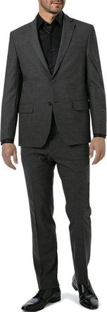 Daniel Hechter Herren Anzug grau Schurwolle