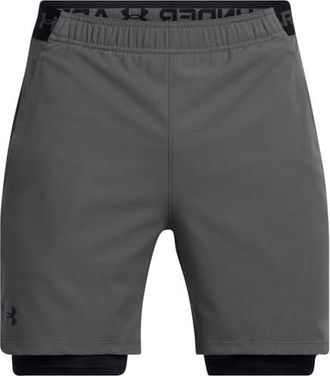 Under Armour Vanish Woven 2 en 1 STS pour Homme, Castlerock, XL