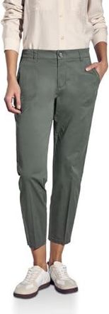 Street One A378680 Chino serg&eacute; Doux, Vert Muse, 38W / 28L Femmes