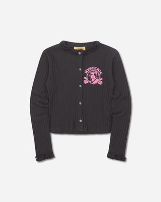 Hysteric Glamour Women s Cherry Addiction Cardigan Black